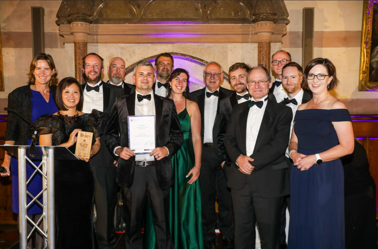 Reuben College wins Low Carbon Project of the Year Award 2024 | Reuben ...